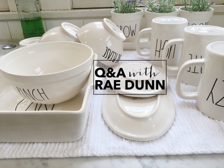 MY CONVERSATION WITH RAE DUNN ABOUT HOW TO TAKE CARE OF YOUR RAE DUNN ...