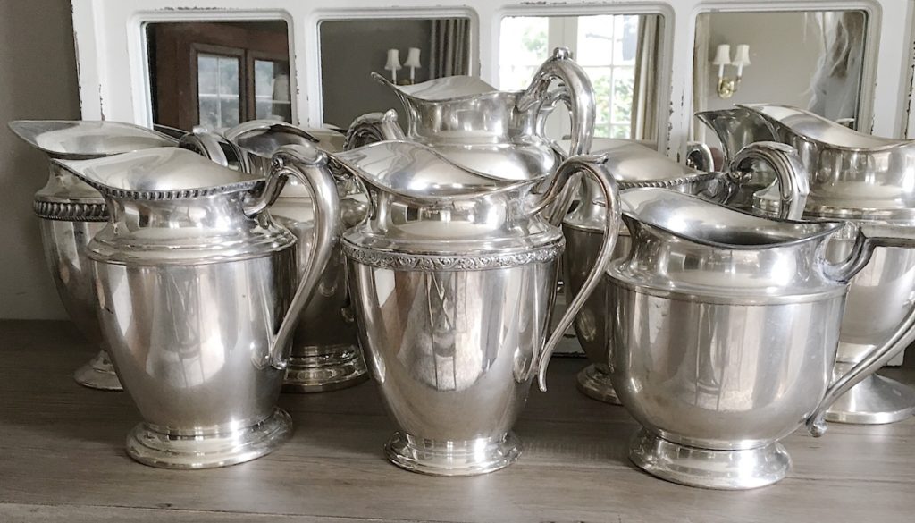 AROUND THE HOUSE // Collecting Silver Pitchers - MY 100 YEAR OLD HOME