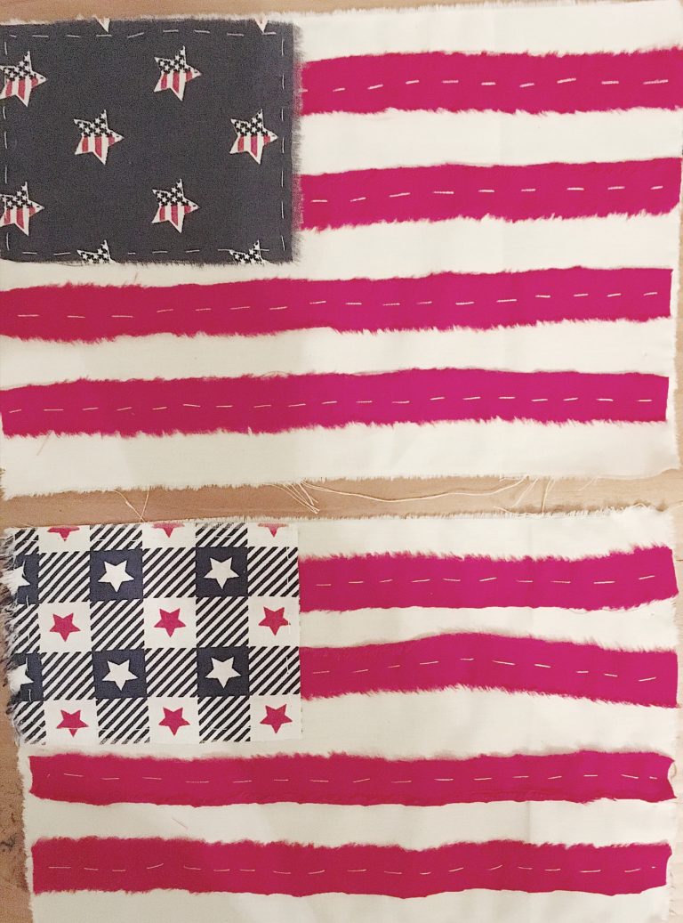 MAKE IT YOURSELF // Fourth of July Flags - MY 100 YEAR OLD HOME