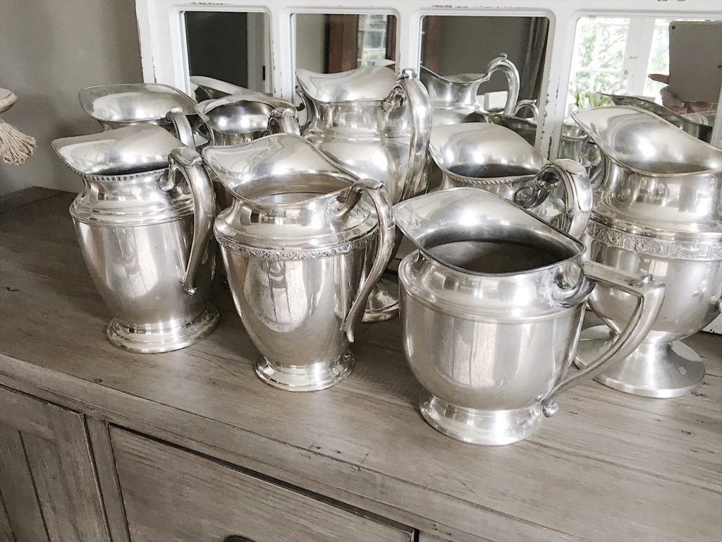 AROUND THE HOUSE // Collecting Silver Pitchers - MY 100 YEAR OLD HOME