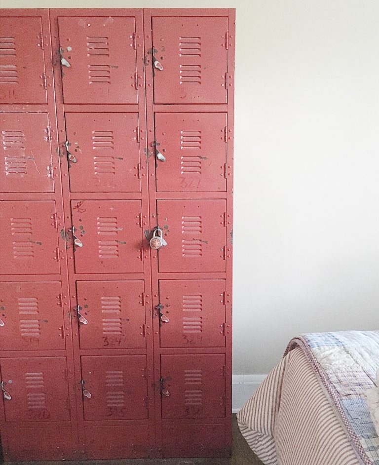 AROUND THE HOUSE // Old School Lockers - MY 100 YEAR OLD HOME