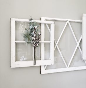 Creating a Window Wall with Old Windows - MY 100 YEAR OLD HOME