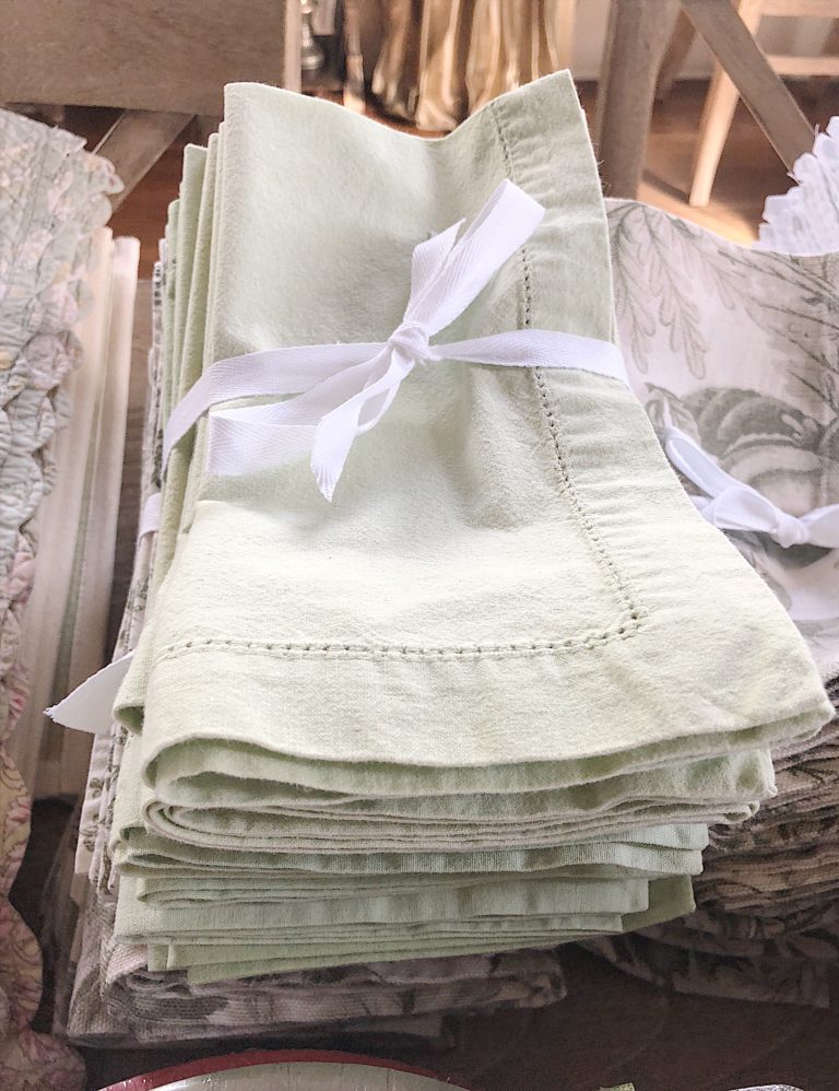 Organizing My Linen Collection - MY 100 YEAR OLD HOME