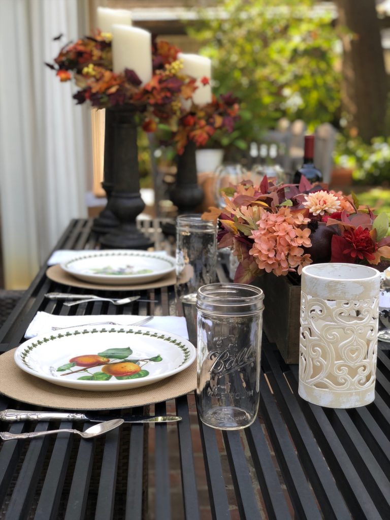 Entertaining at Home with Colors of Fall