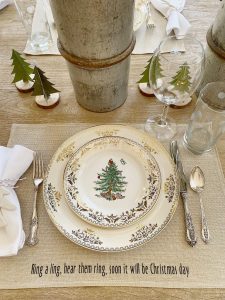 How to Set the Table for Christmas Dinner - MY 100 YEAR OLD HOME