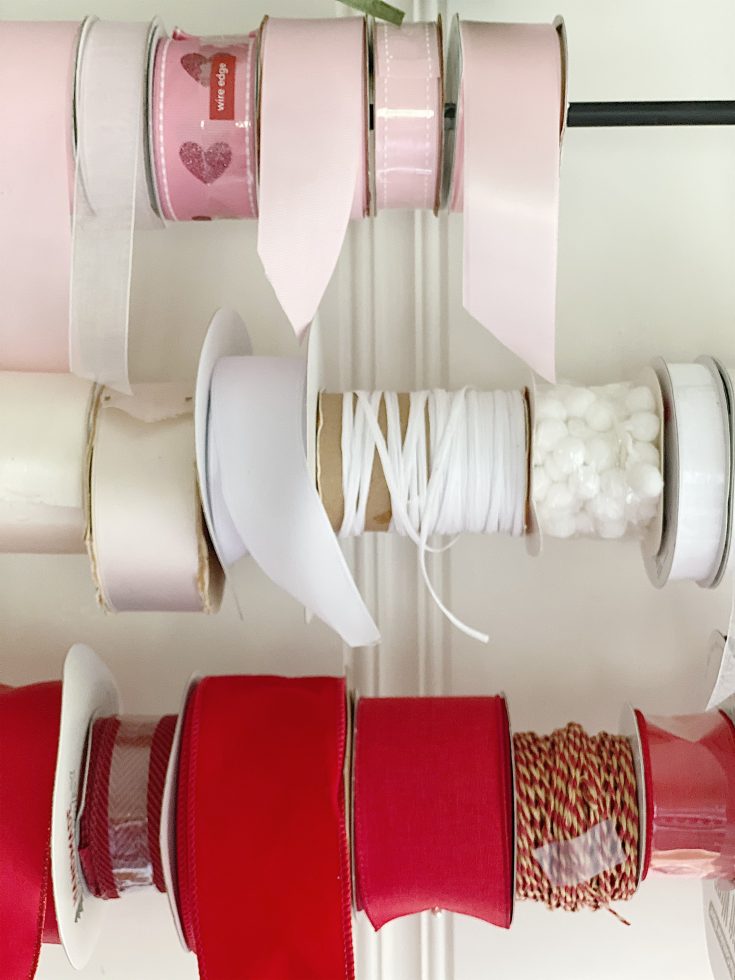 How to Organize Ribbons in Your Craft Room - MY 100 YEAR OLD HOME