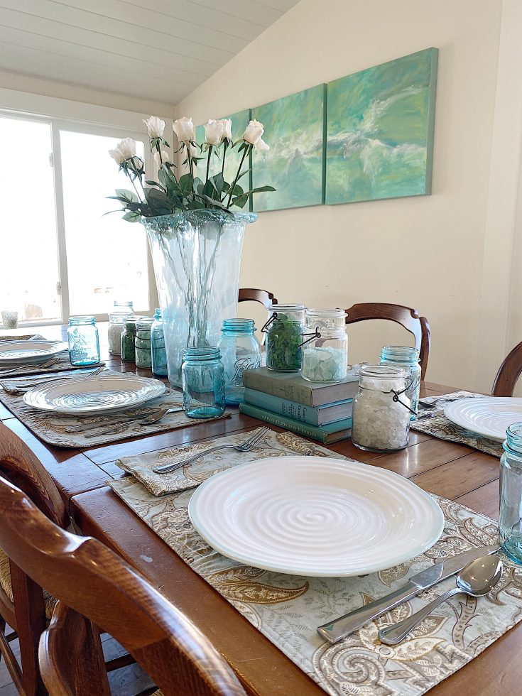 Spring Table Inspiration at the Beach - MY 100 YEAR OLD HOME