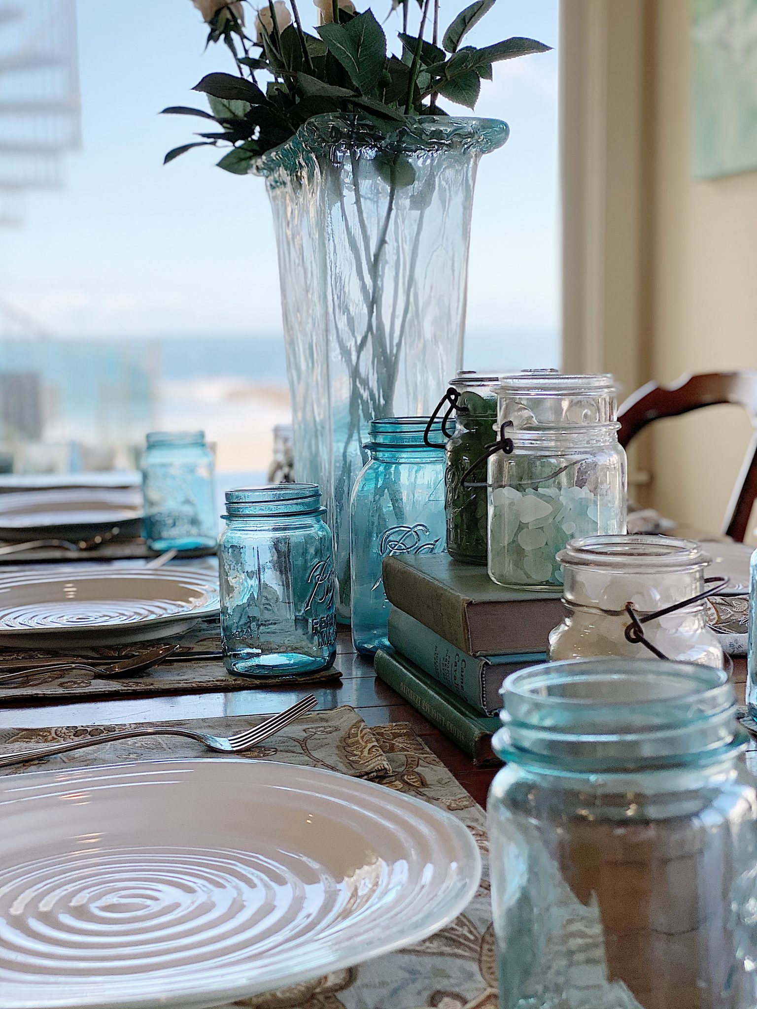 Spring Table Inspiration at the Beach - MY 100 YEAR OLD HOME