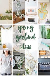 How to Make a Garland for Spring - MY 100 YEAR OLD HOME