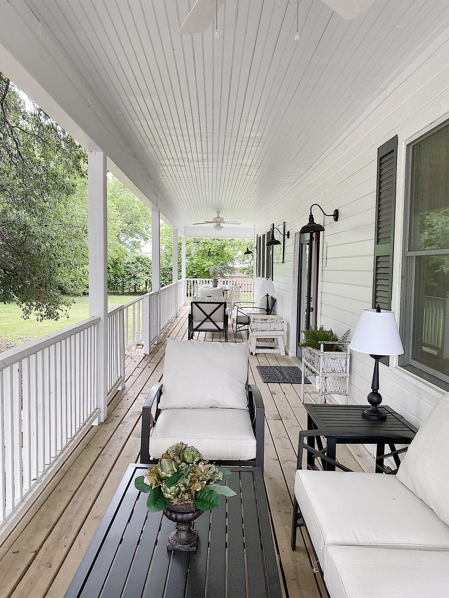 We Finished the Wrap Around Porch at Our Waco Airbnb! - MY 100 YEAR OLD ...