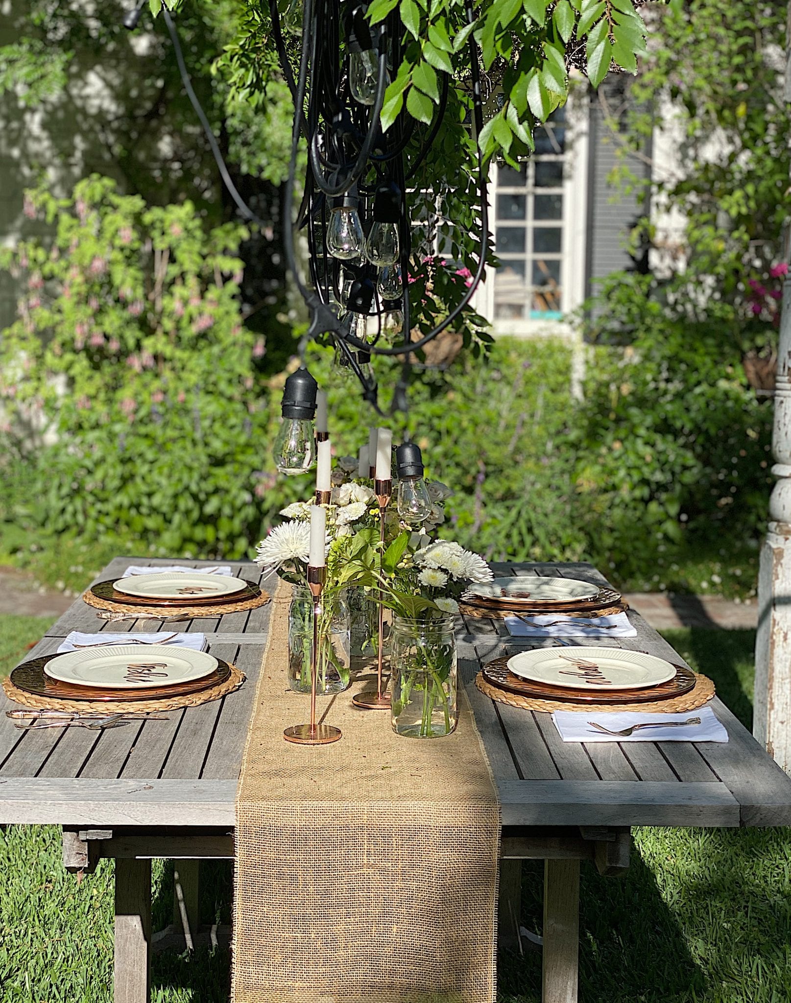 How to Plan a Backyard Dinner Party - Part One - MY 100 YEAR OLD HOME