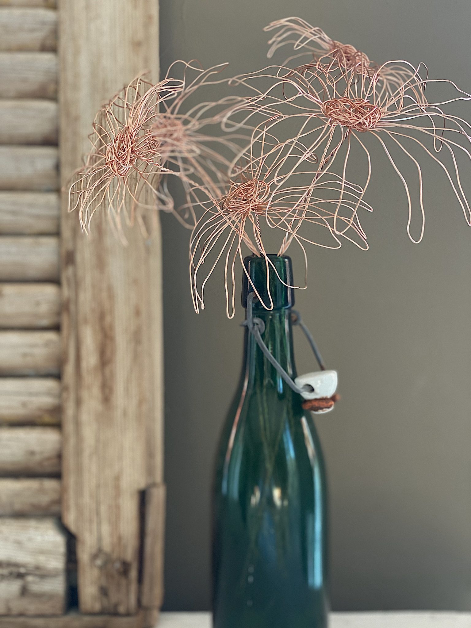 How to Make Wire Flowers DIY - MY 100 YEAR OLD HOME