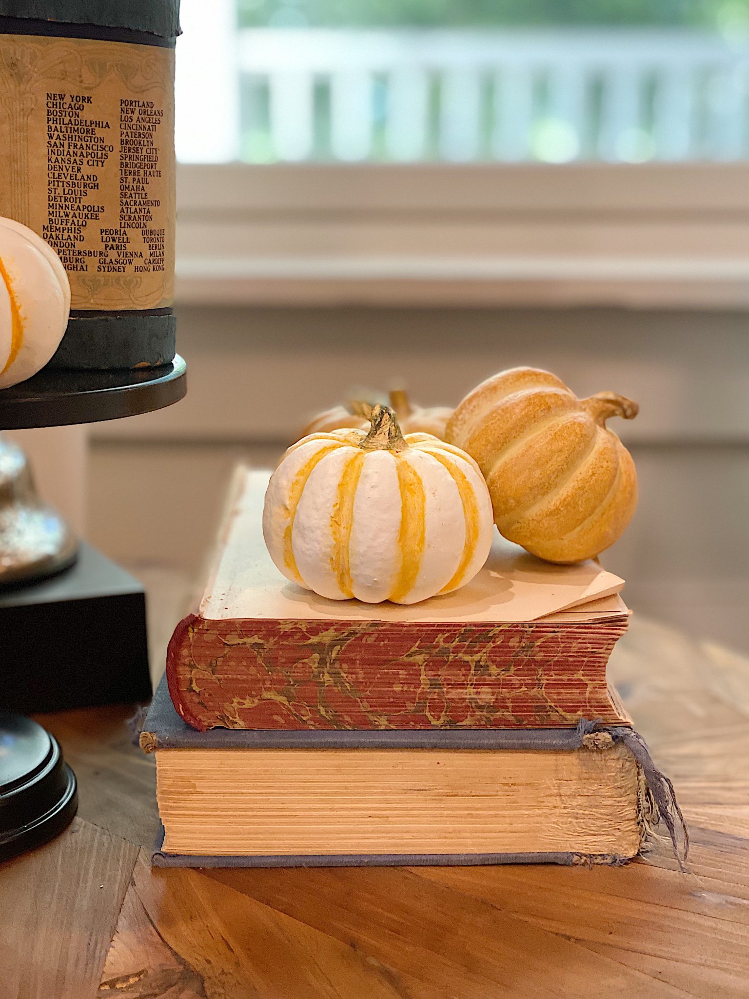 Loving Fall Pumpkins - Sunday Morning Coffee - MY 100 YEAR OLD HOME