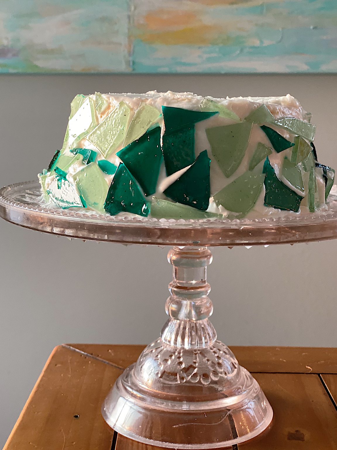 Sugar Glass Easy Angle Food Cake Recipe - MY 100 YEAR OLD HOME