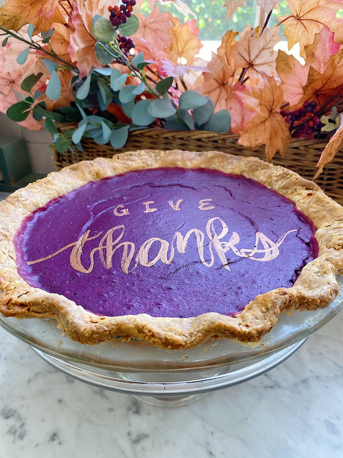 Purple Sweet Potato Pie Recipe - MY 100 YEAR OLD HOME