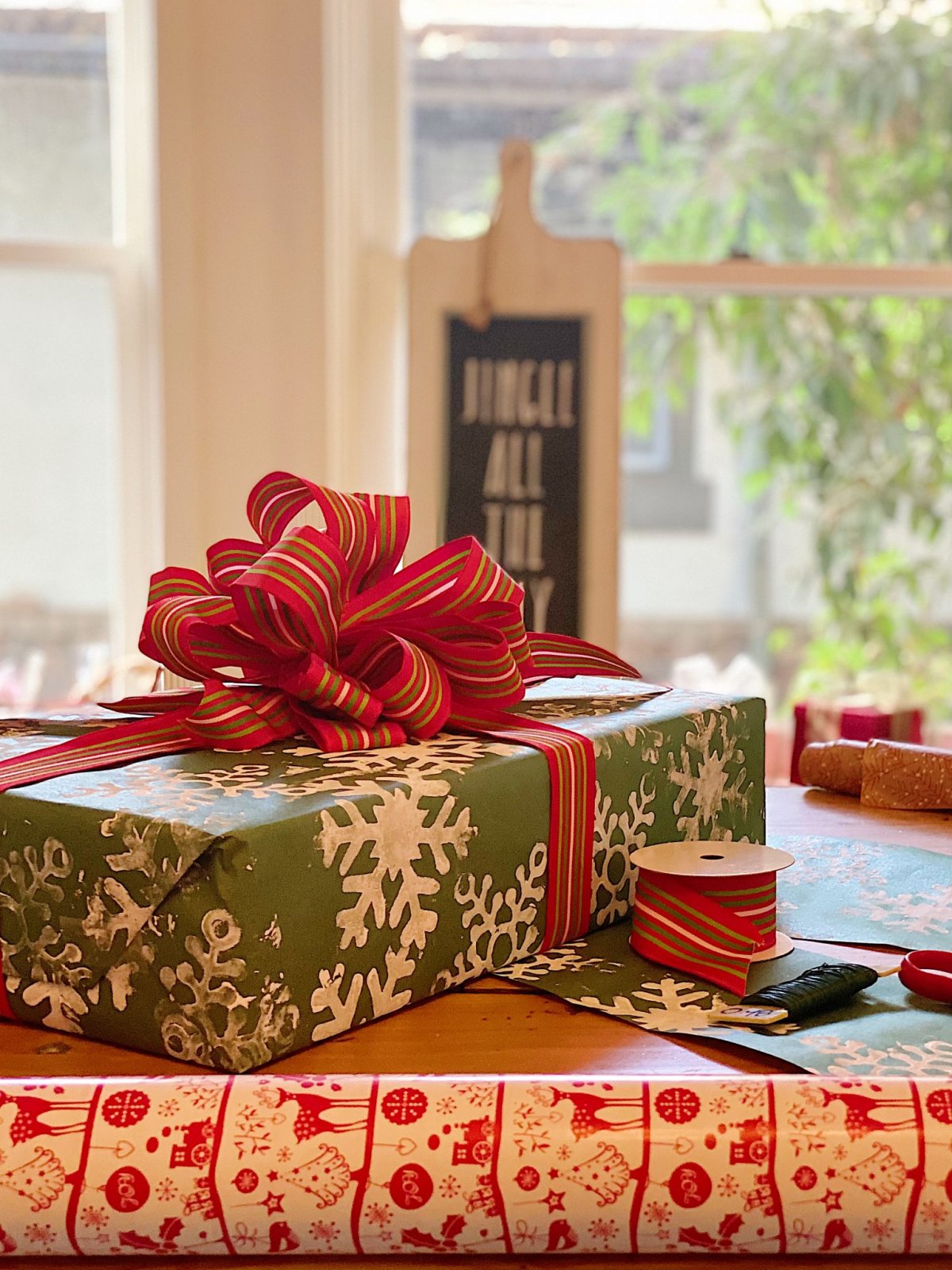 How to Organize Your Gift Wrapping Room - MY 100 YEAR OLD HOME