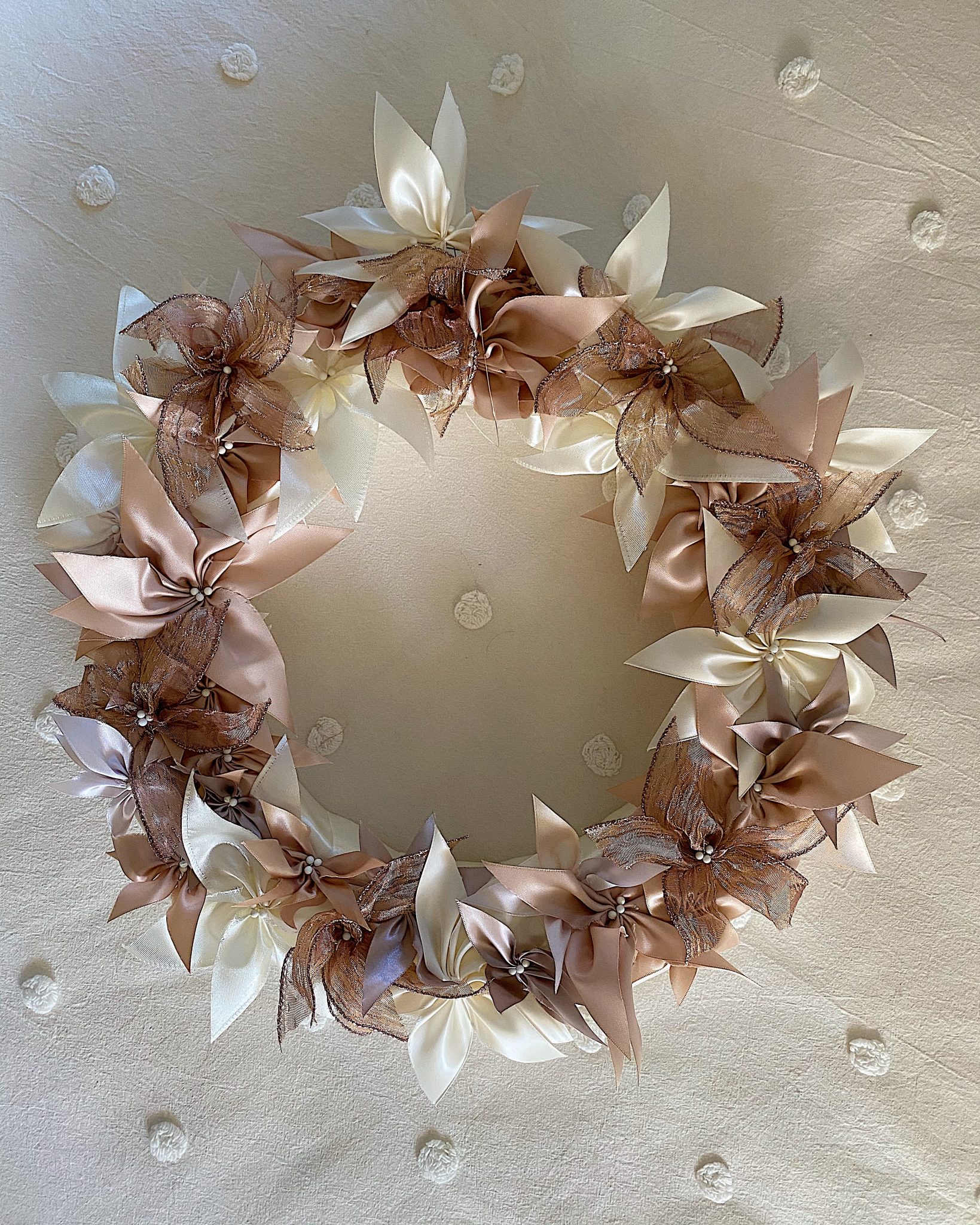 How to Make a Ribbon Wreath - MY 100 YEAR OLD HOME