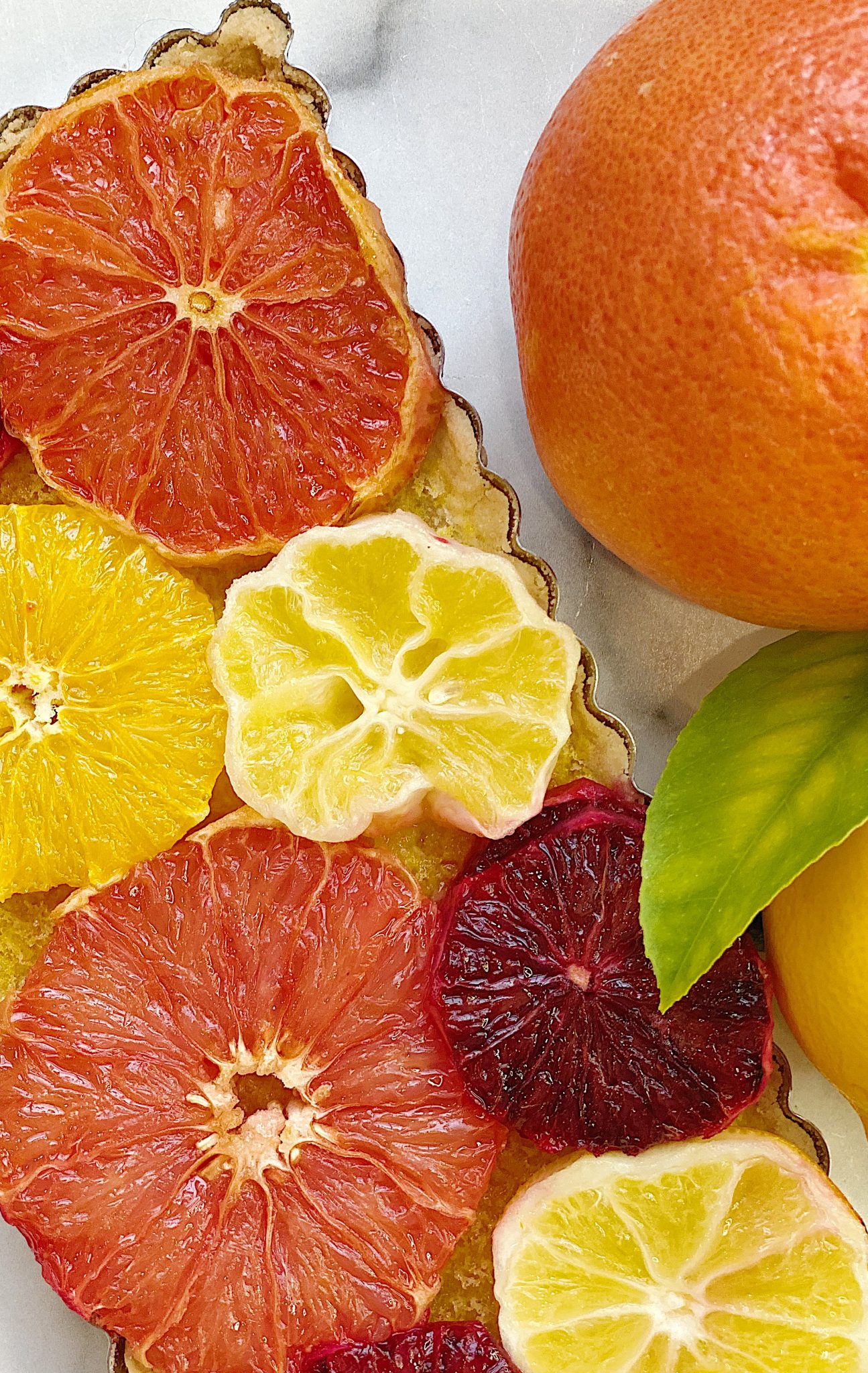 Citrus Stained Lemon Tart Recipe - MY 100 YEAR OLD HOME