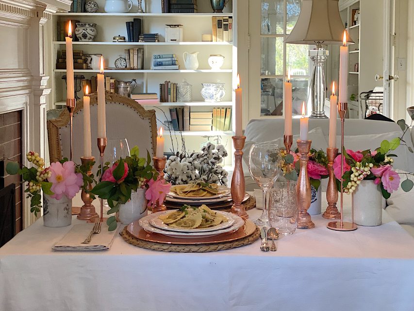 How to Create a Romantic Dinner at Home - MY 100 YEAR OLD HOME