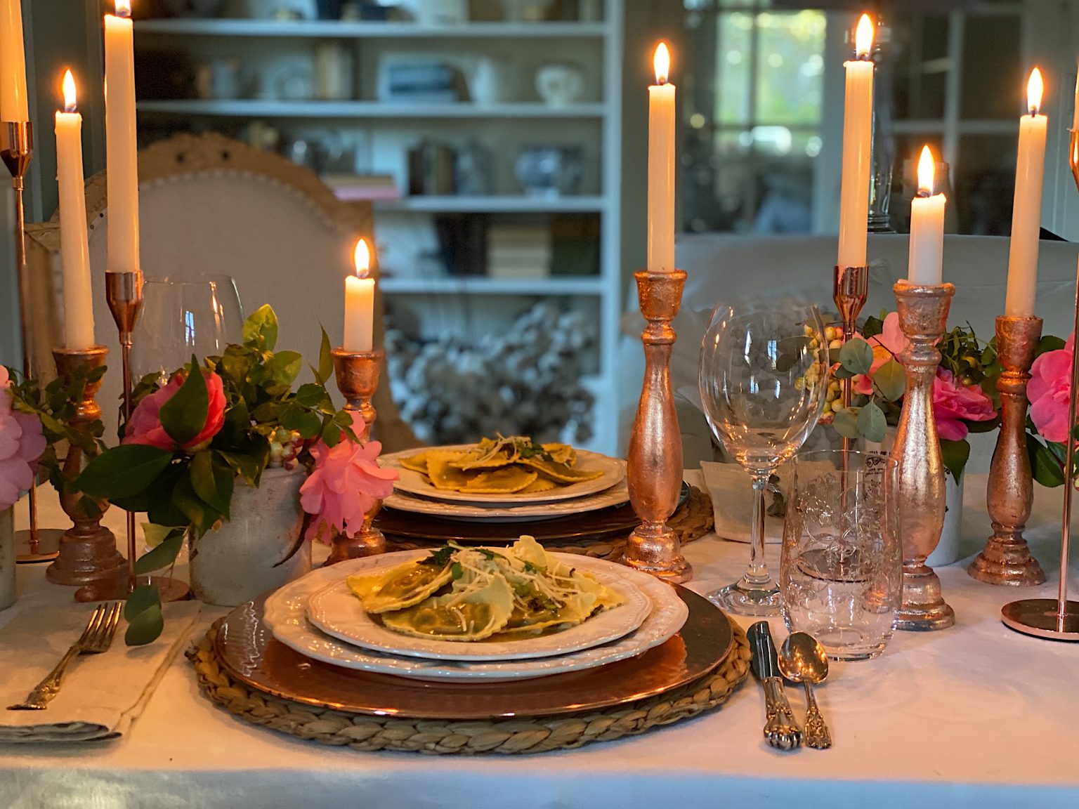 How to Create a Romantic Dinner at Home - MY 100 YEAR OLD HOME
