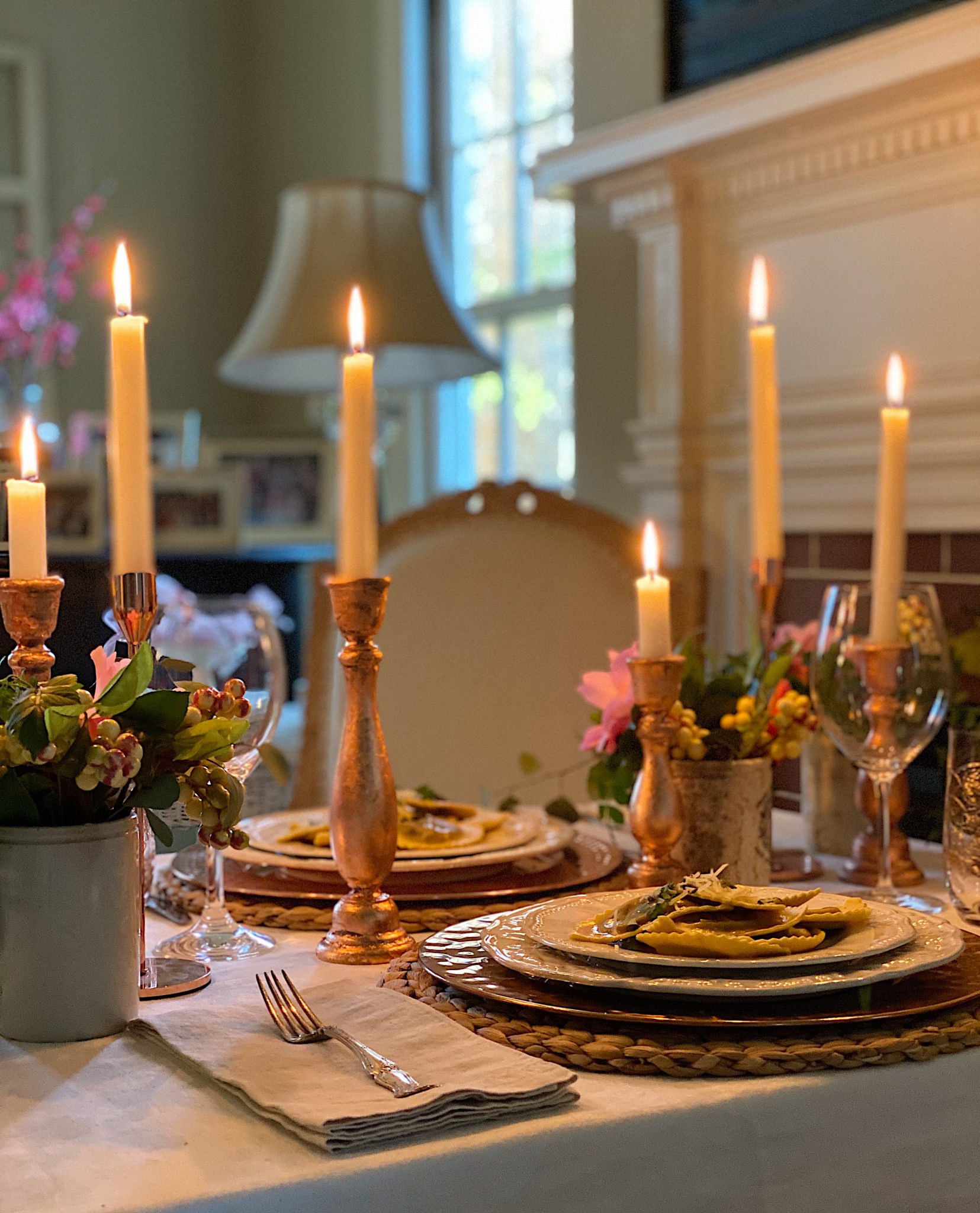 How to Create a Romantic Dinner at Home - MY 100 YEAR OLD HOME