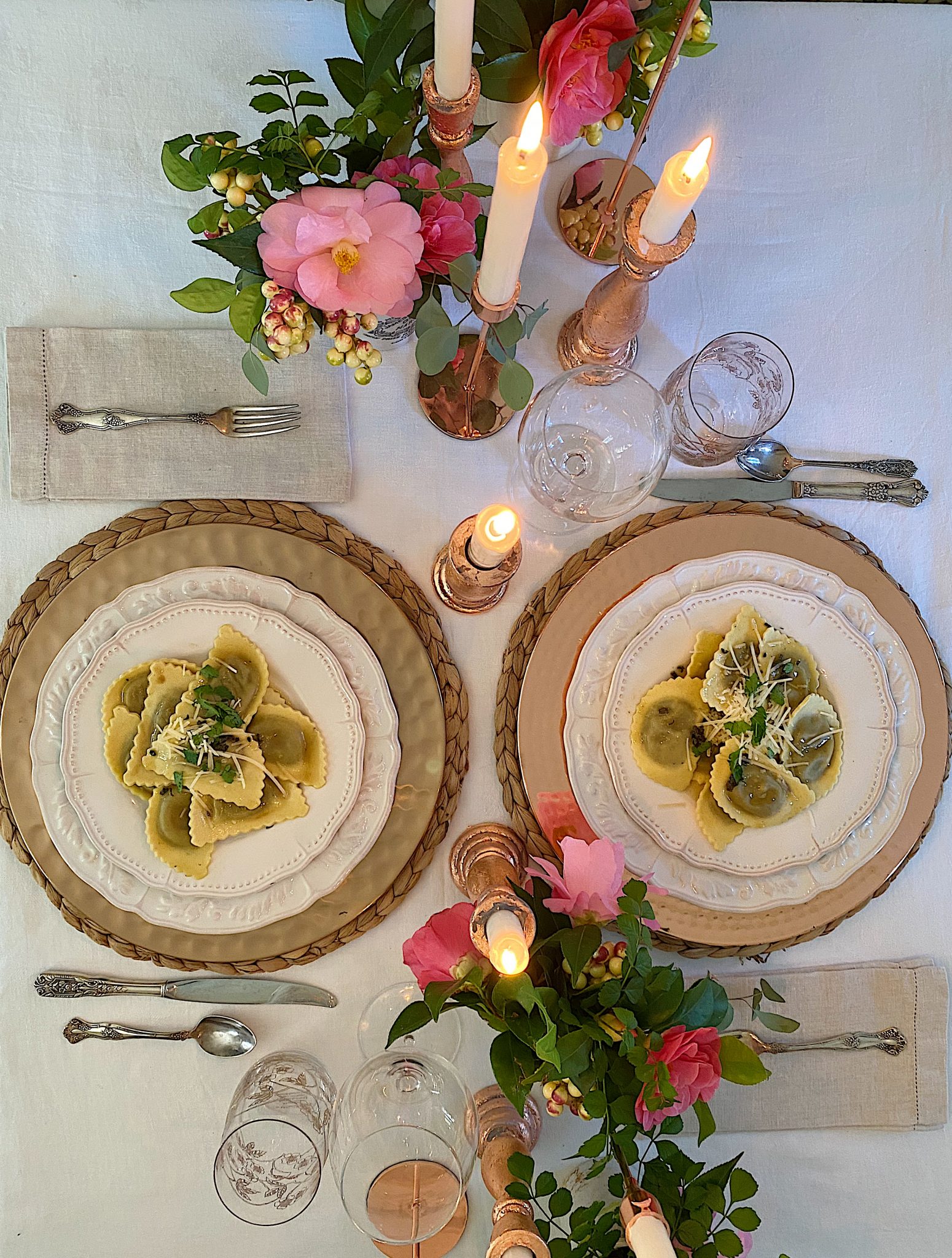 How to Create a Romantic Dinner at Home - MY 100 YEAR OLD HOME