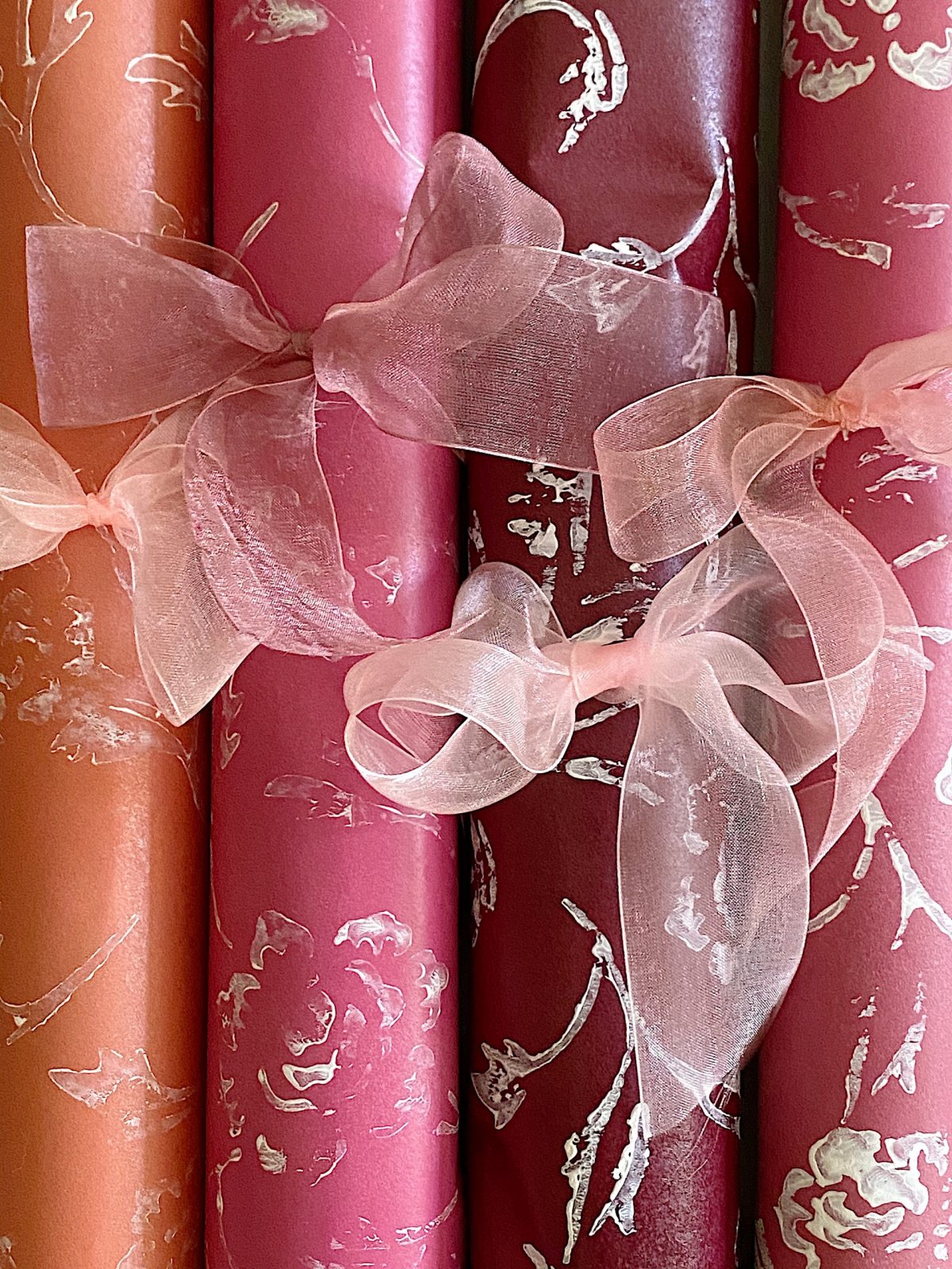 Spring Pink Wrapping Paper DIY - MY 100 YEAR OLD HOME