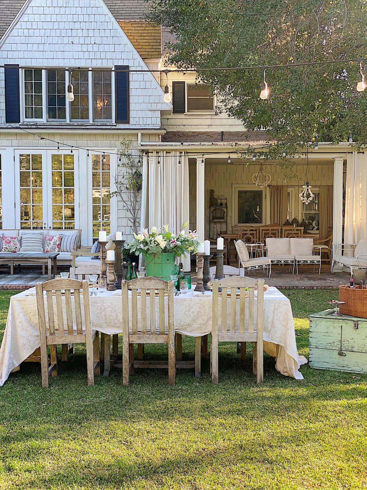 Outdoor Living Starts with a Green Lawn - MY 100 YEAR OLD HOME
