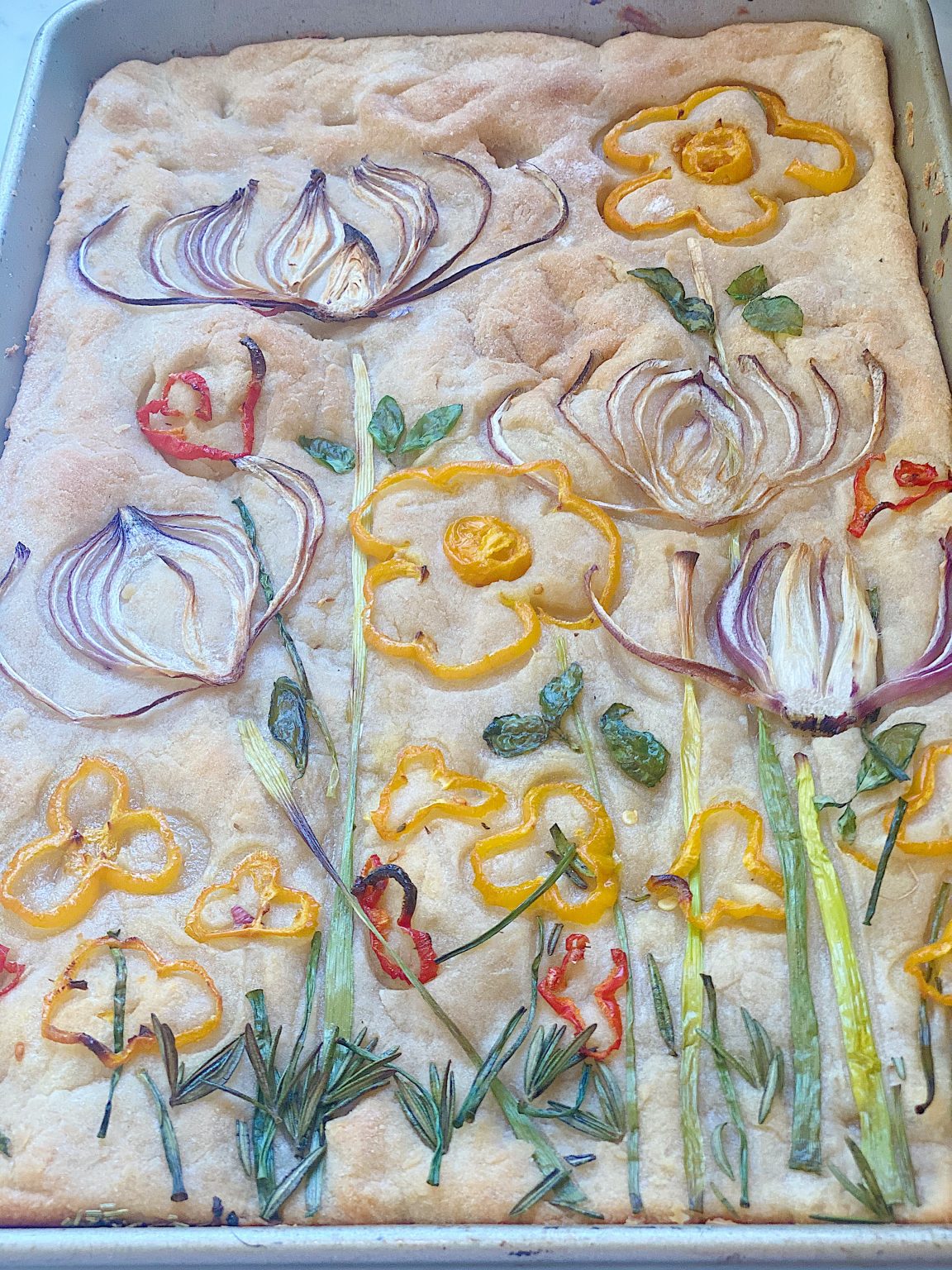 Focaccia Bread Art - MY 100 YEAR OLD HOME