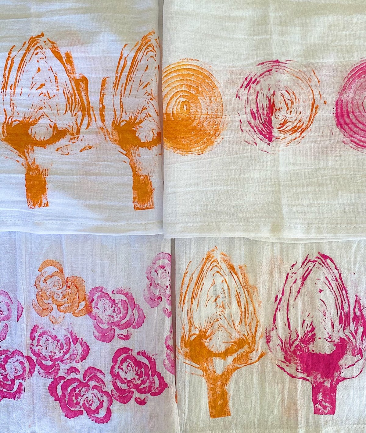 Easy Diy Project - Vegetable Printing - MY 100 YEAR OLD HOME