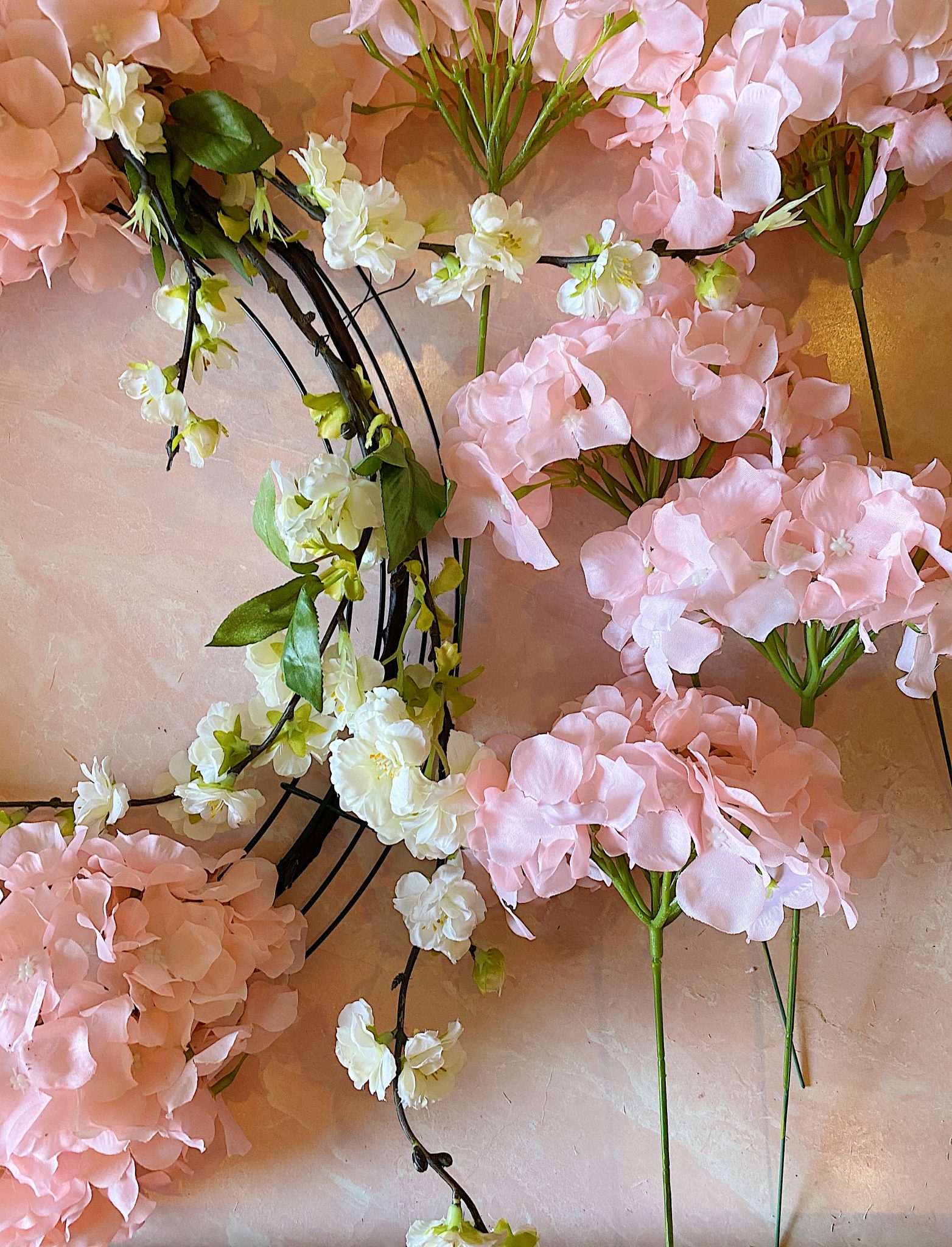 Spring Garden Wreath DIY - MY 100 YEAR OLD HOME