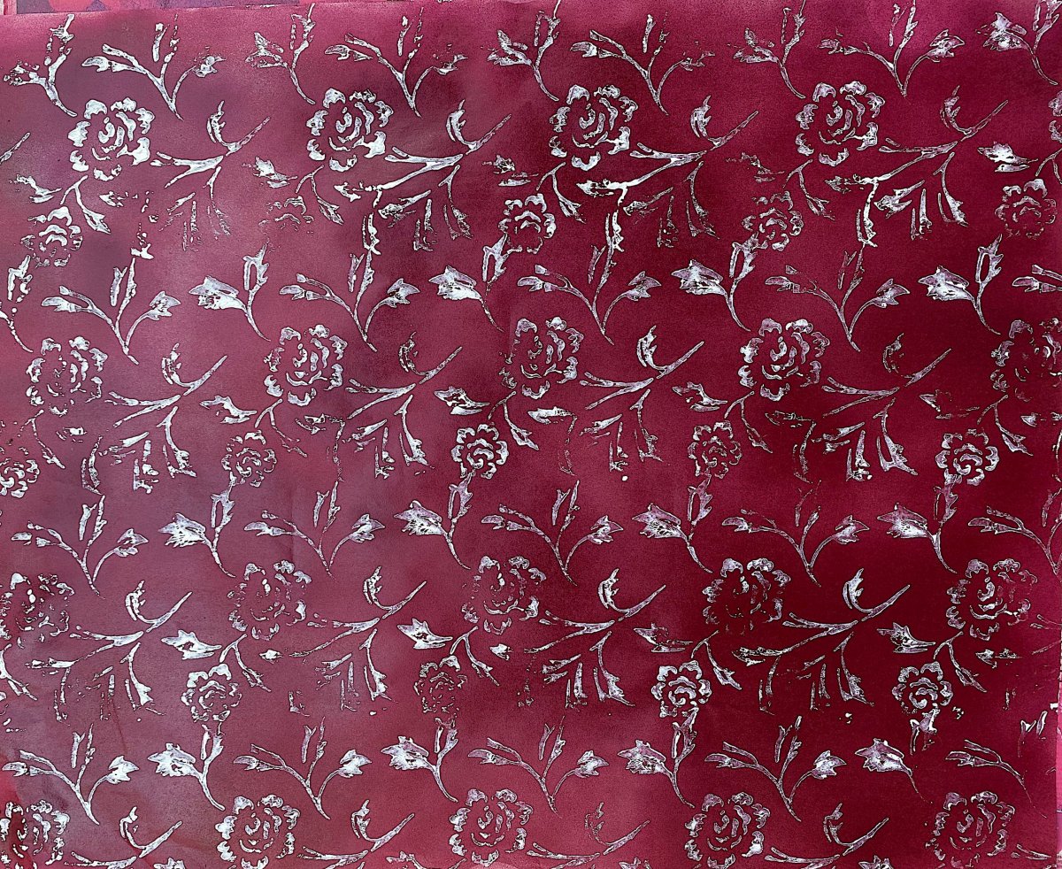 Spring Pink Wrapping Paper DIY - MY 100 YEAR OLD HOME