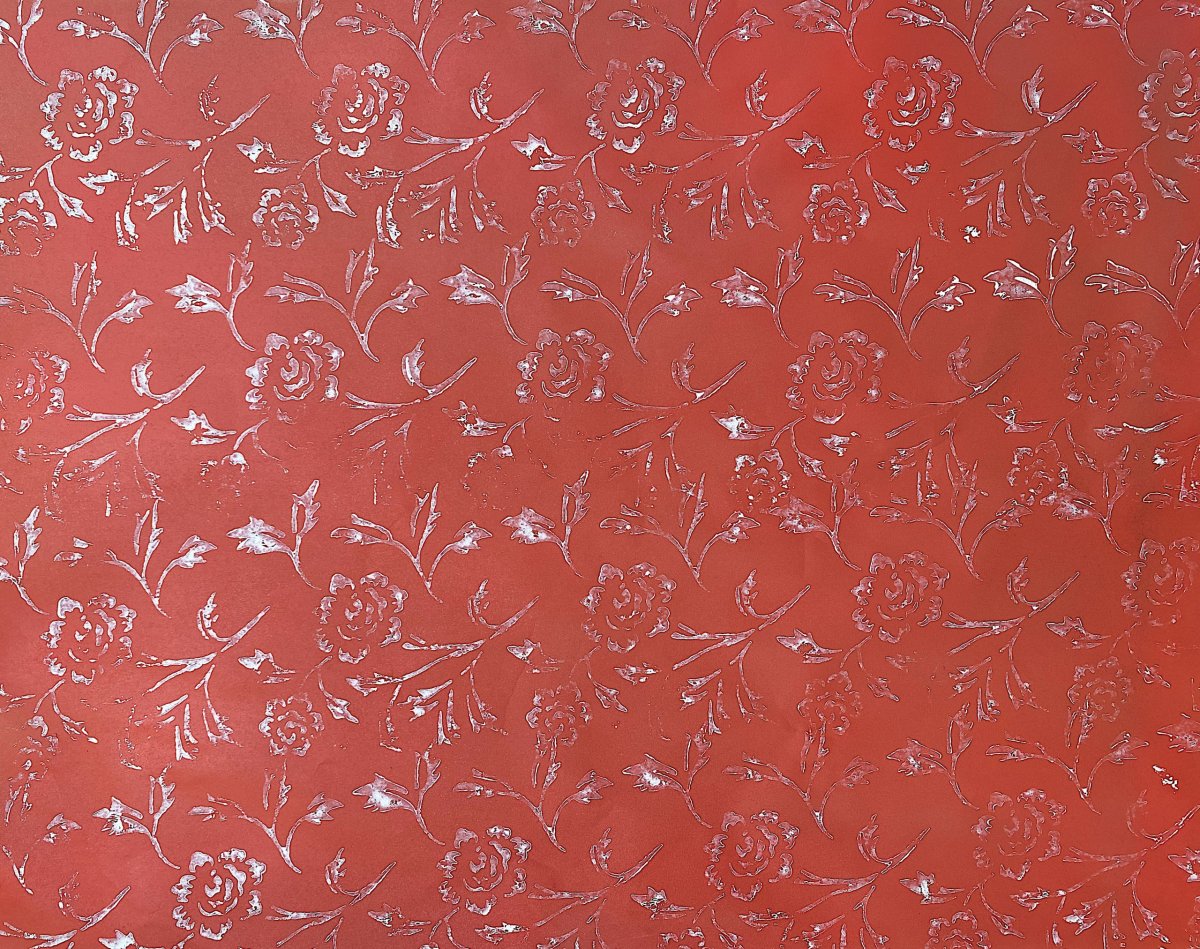 Spring Pink Wrapping Paper DIY - MY 100 YEAR OLD HOME