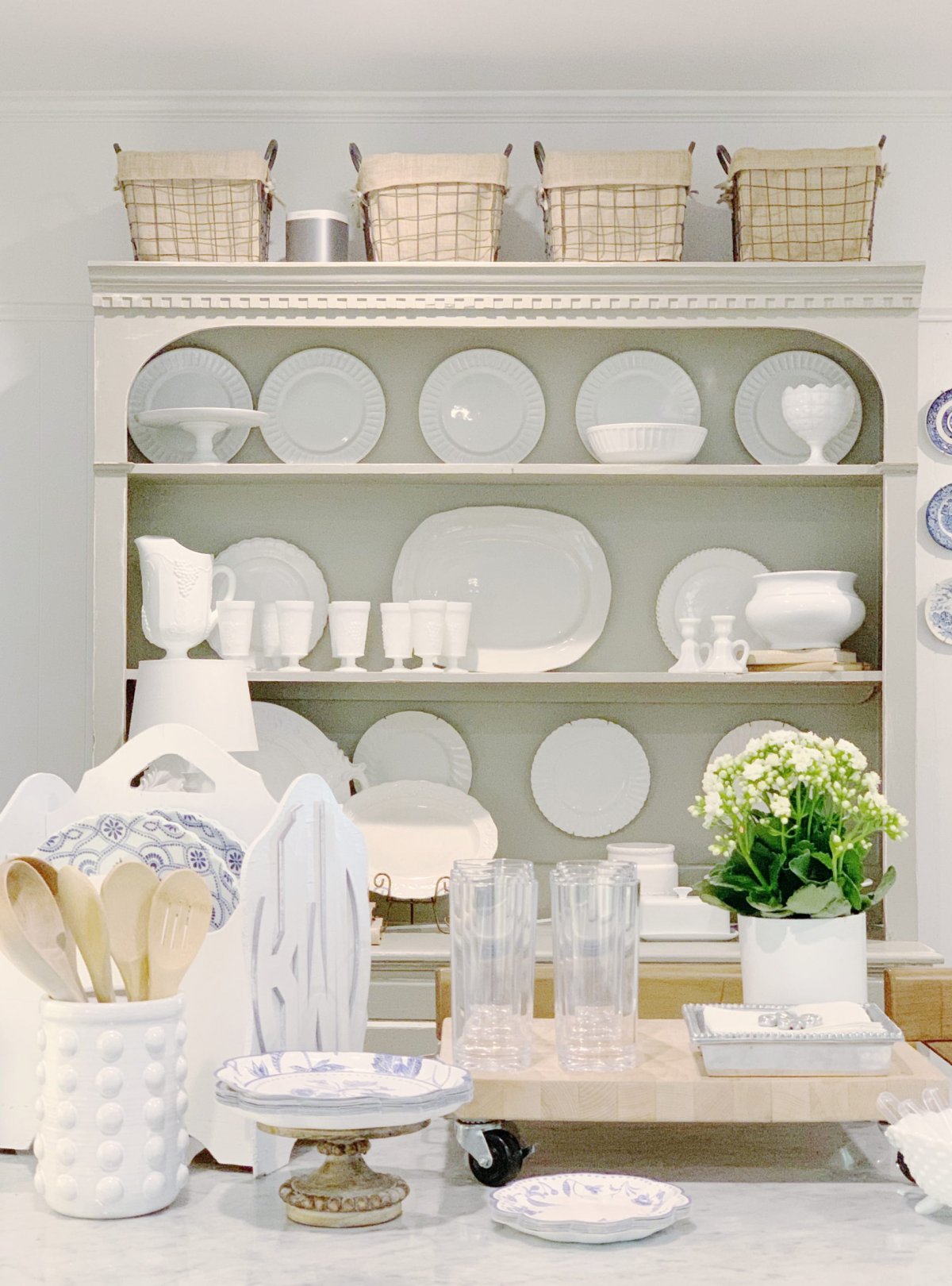 My Favorite Glassware Sets in the Dining Room - MY 100 YEAR OLD HOME