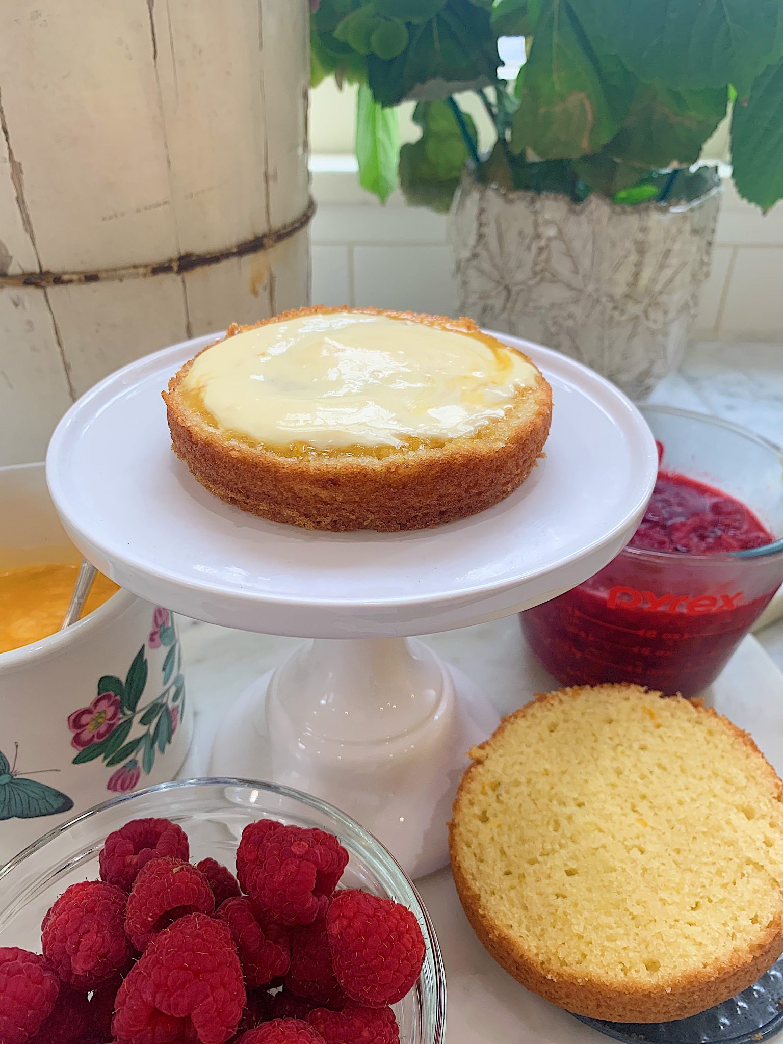 Raspberry Olive Oil Cake Recipe - MY 100 YEAR OLD HOME