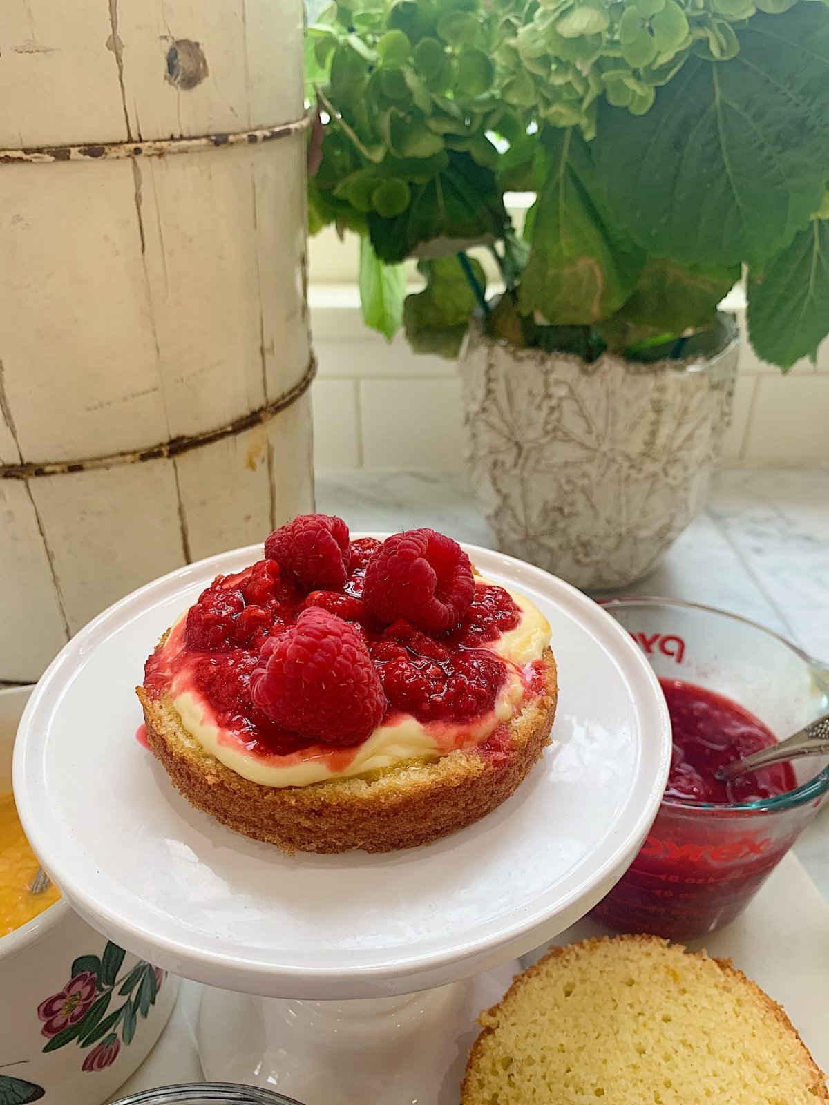 Raspberry Olive Oil Cake Recipe - MY 100 YEAR OLD HOME