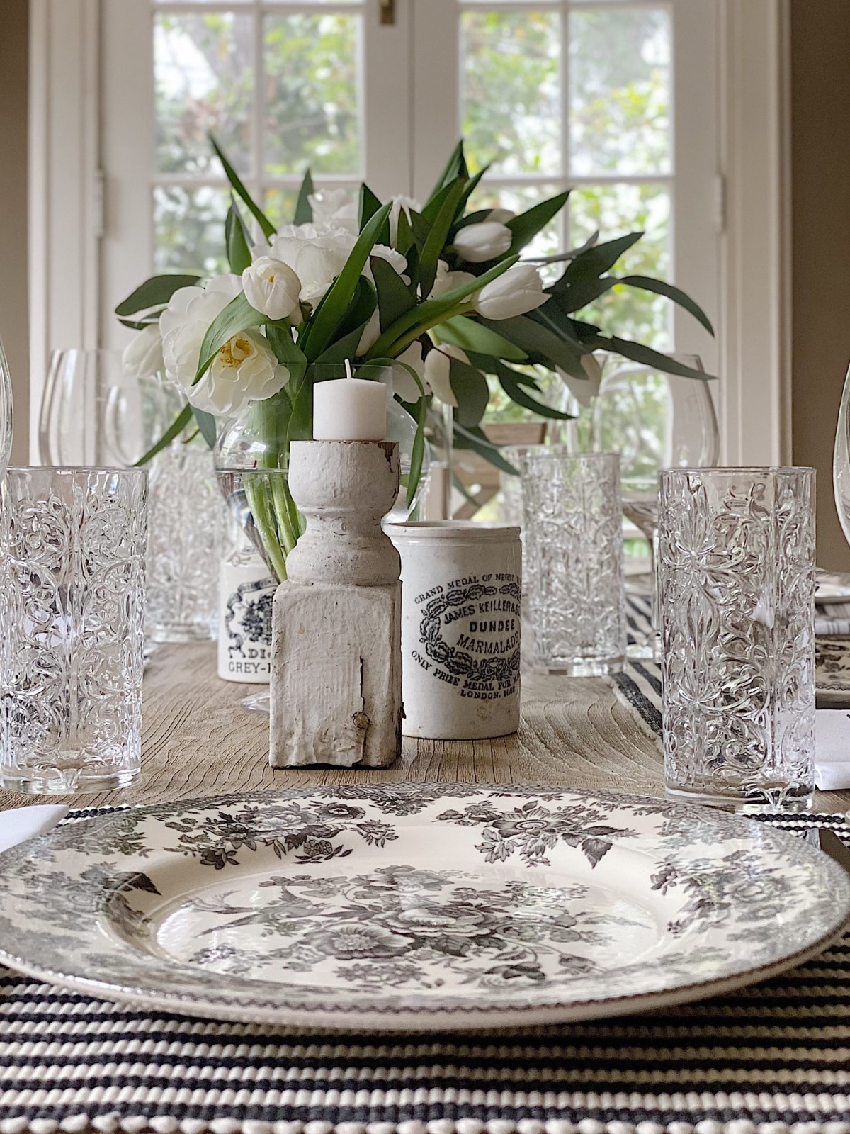 My Favorite Glassware Sets in the Dining Room - MY 100 YEAR OLD HOME
