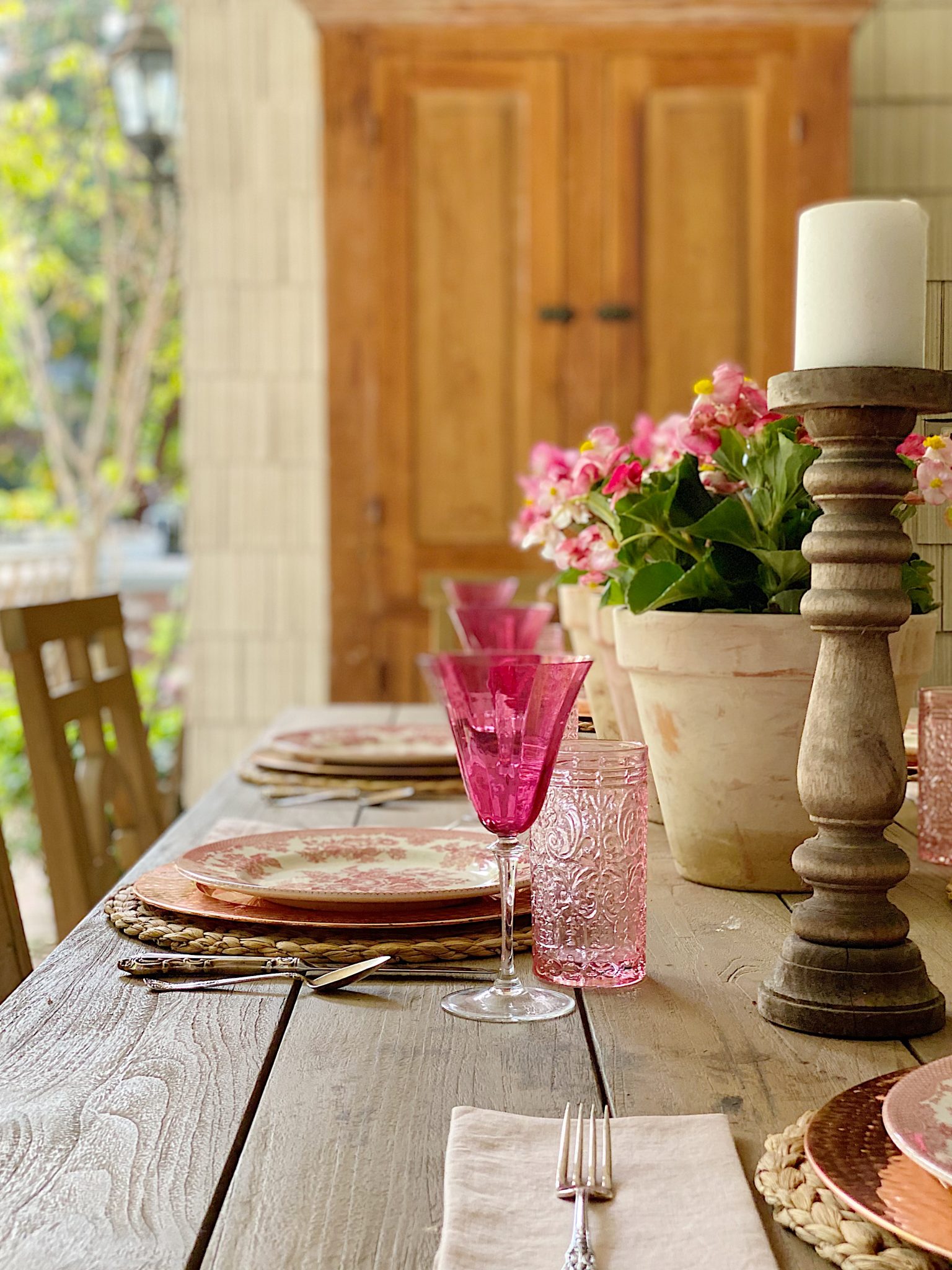 How to Decorate Your Back Porch for Spring - MY 100 YEAR OLD HOME