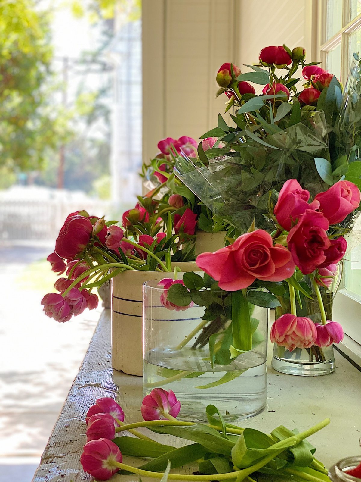 A Space for Flower Designs - MY 100 YEAR OLD HOME