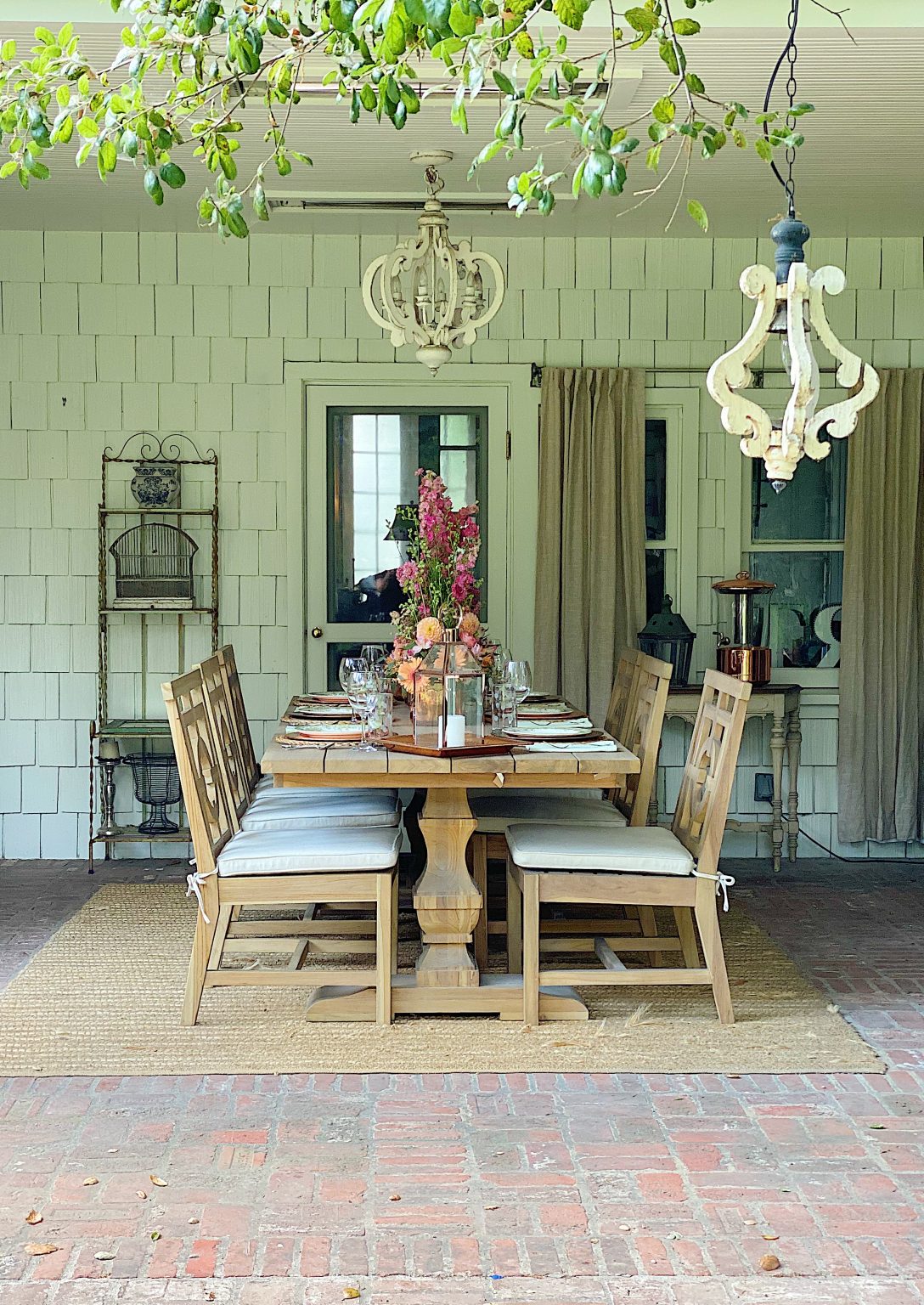 Back Porch Entertaining Ideas - MY 100 YEAR OLD HOME