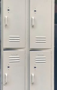 How to Paint Metal School Lockers - MY 100 YEAR OLD HOME