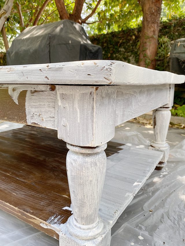 How to Refinish a Table Farmhouse Style - MY 100 YEAR OLD HOME