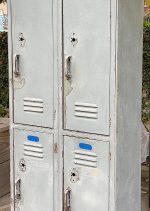 How to Paint Metal School Lockers - MY 100 YEAR OLD HOME
