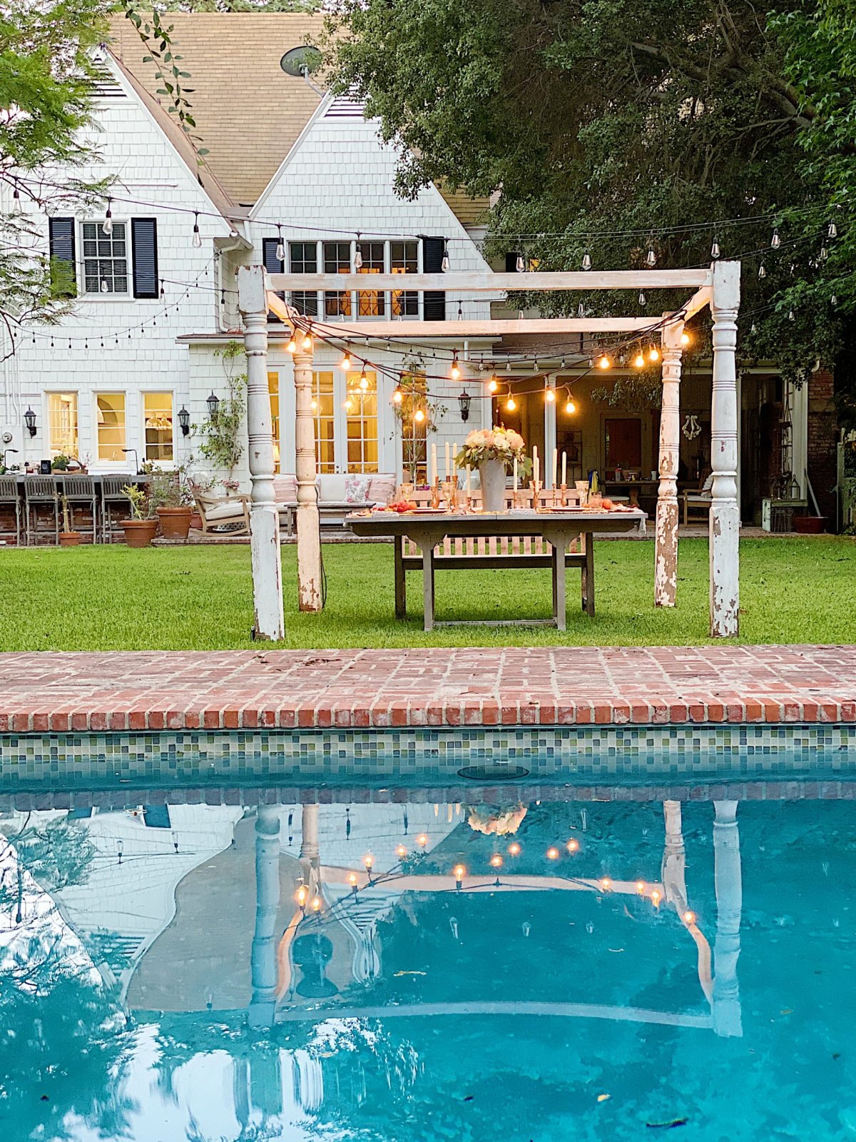 Summer Fun Outdoor Party - Sunday Morning Coffee - MY 100 YEAR OLD HOME