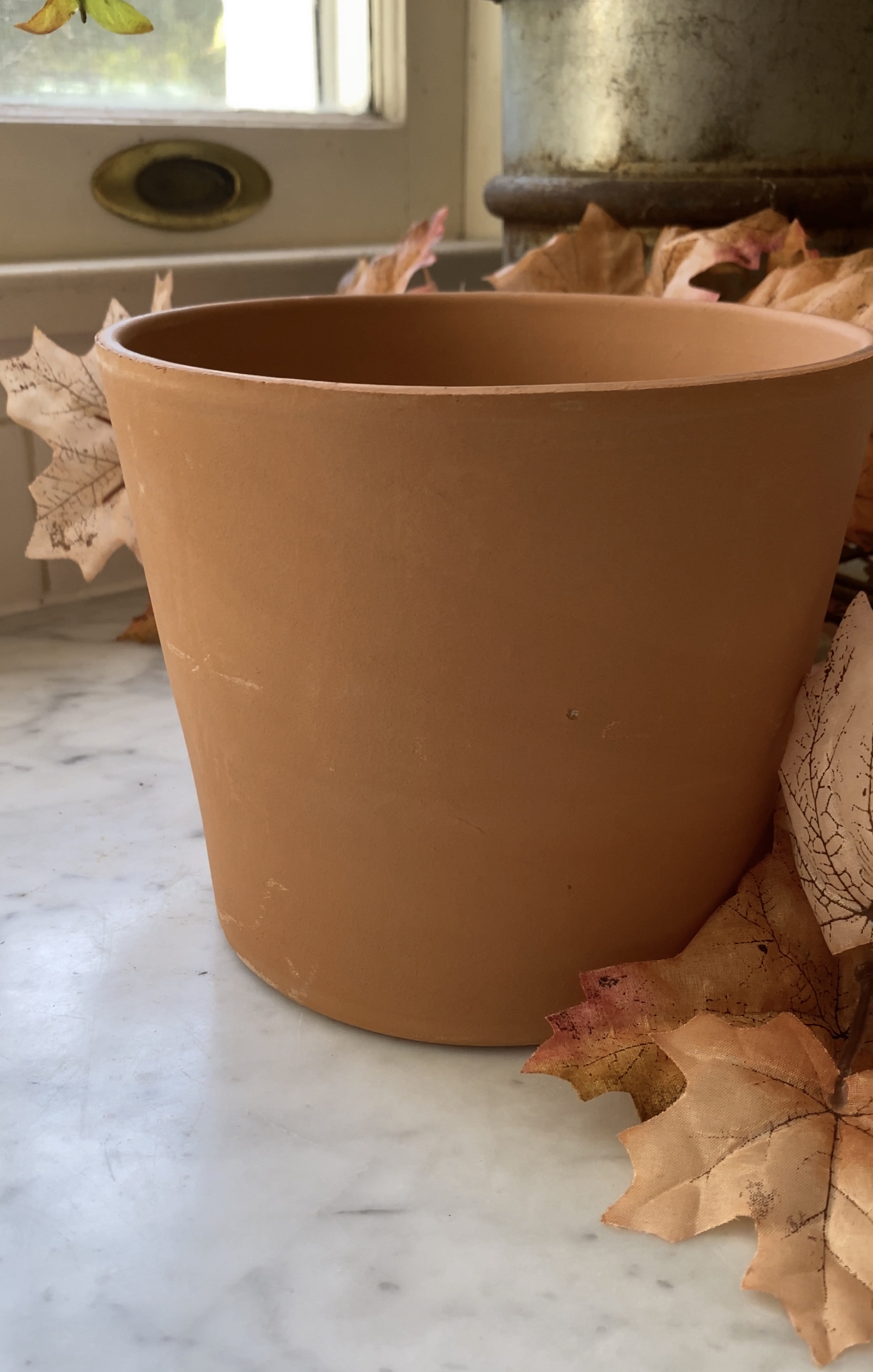 The Best Ceramic Planter DIY - MY 100 YEAR OLD HOME