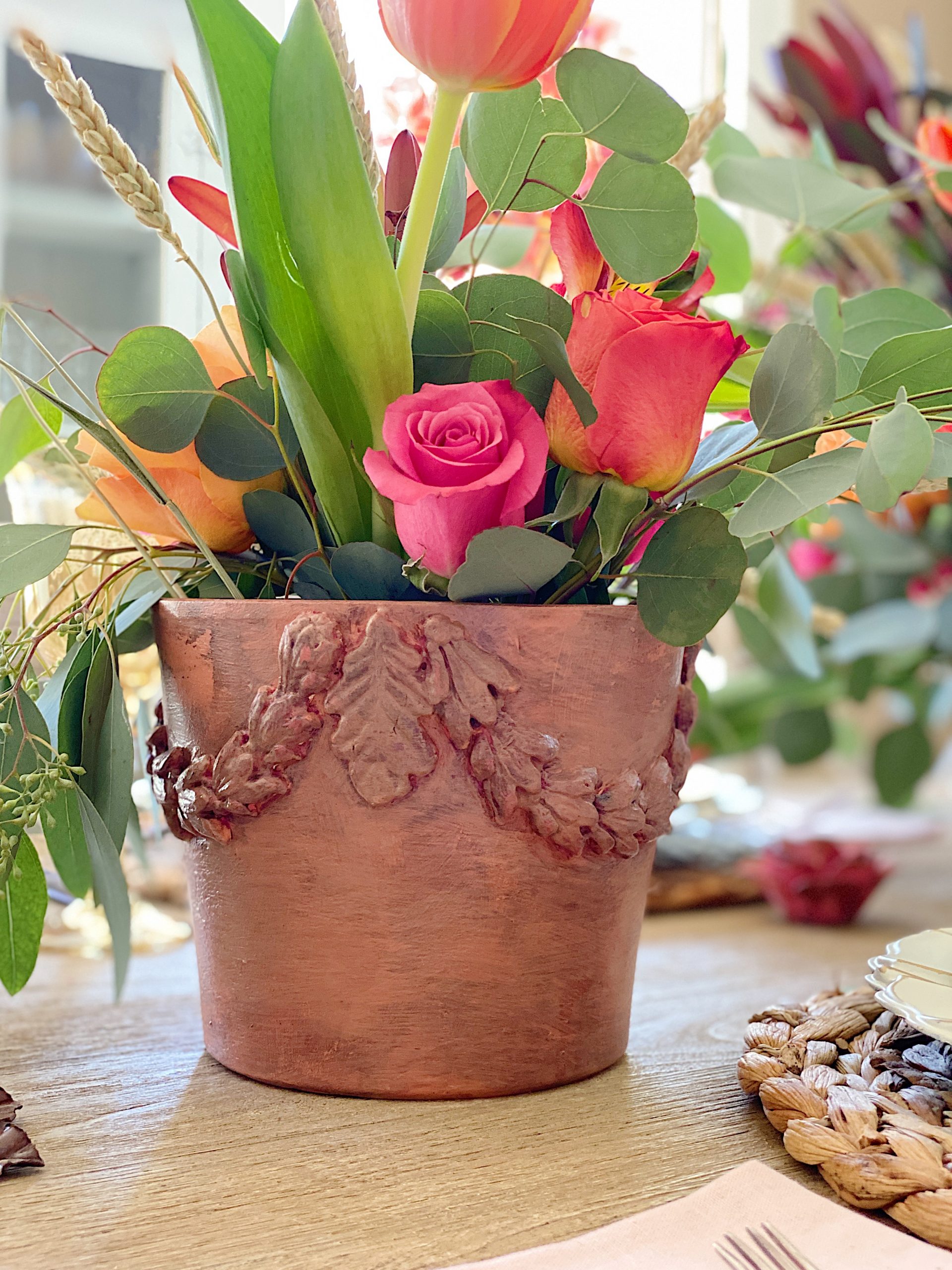 The Best Ceramic Planter DIY - MY 100 YEAR OLD HOME