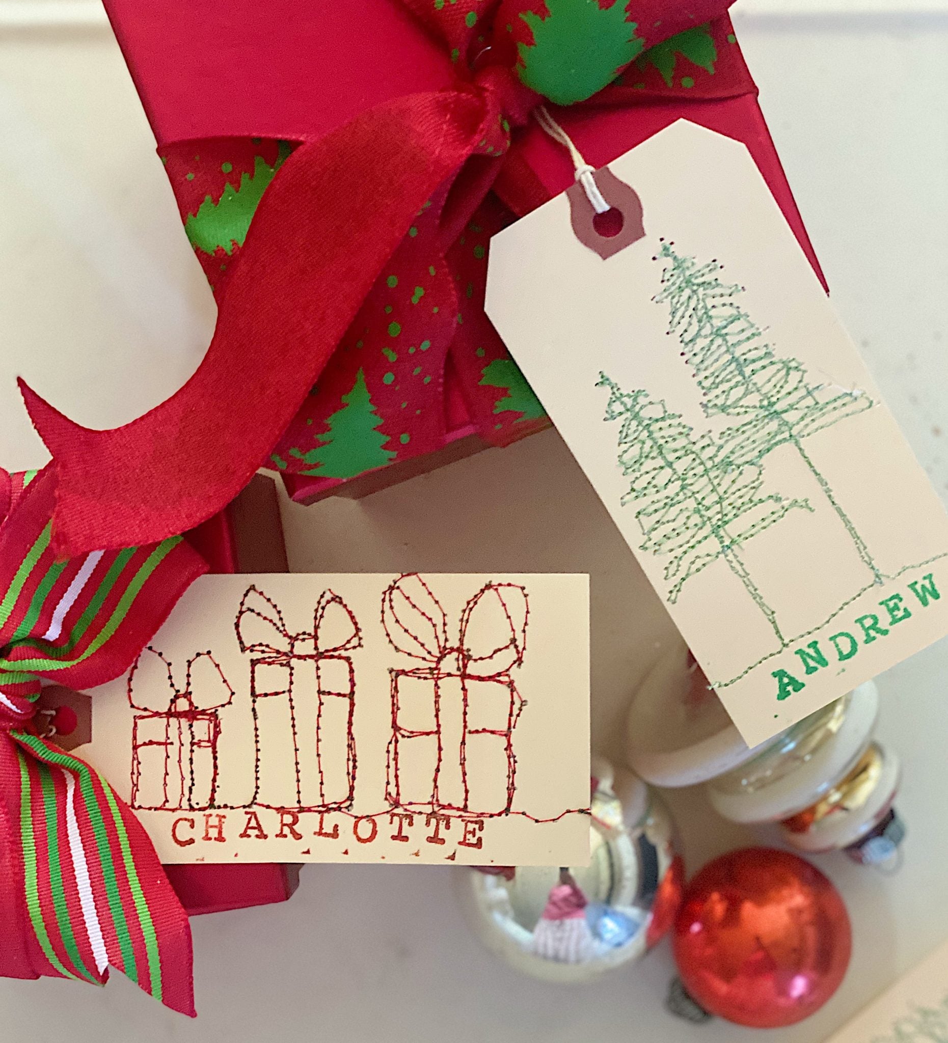 Christmas Gift Tags DIY - MY 100 YEAR OLD HOME
