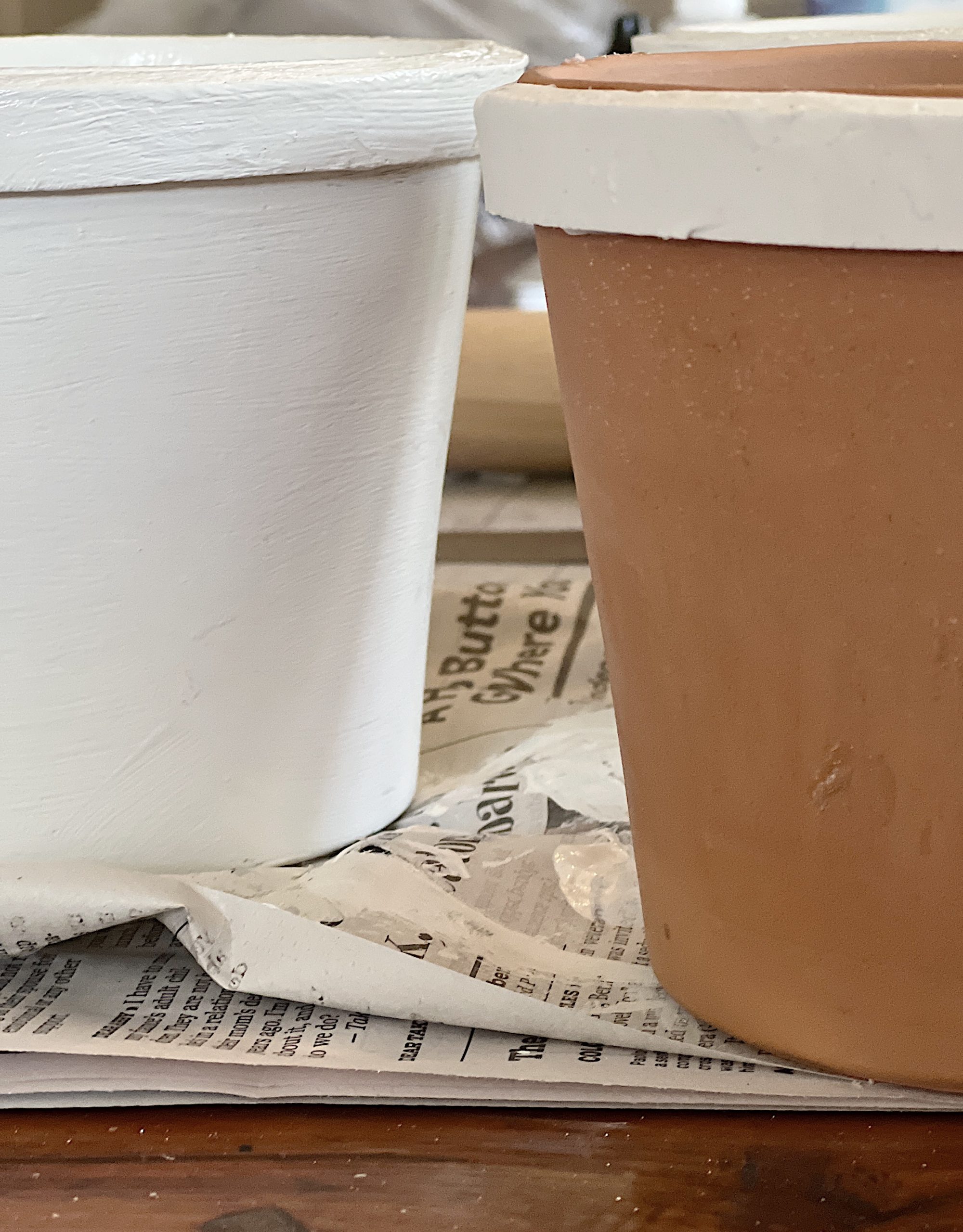 DIY English Advertising Ceramic Pots - MY 100 YEAR OLD HOME