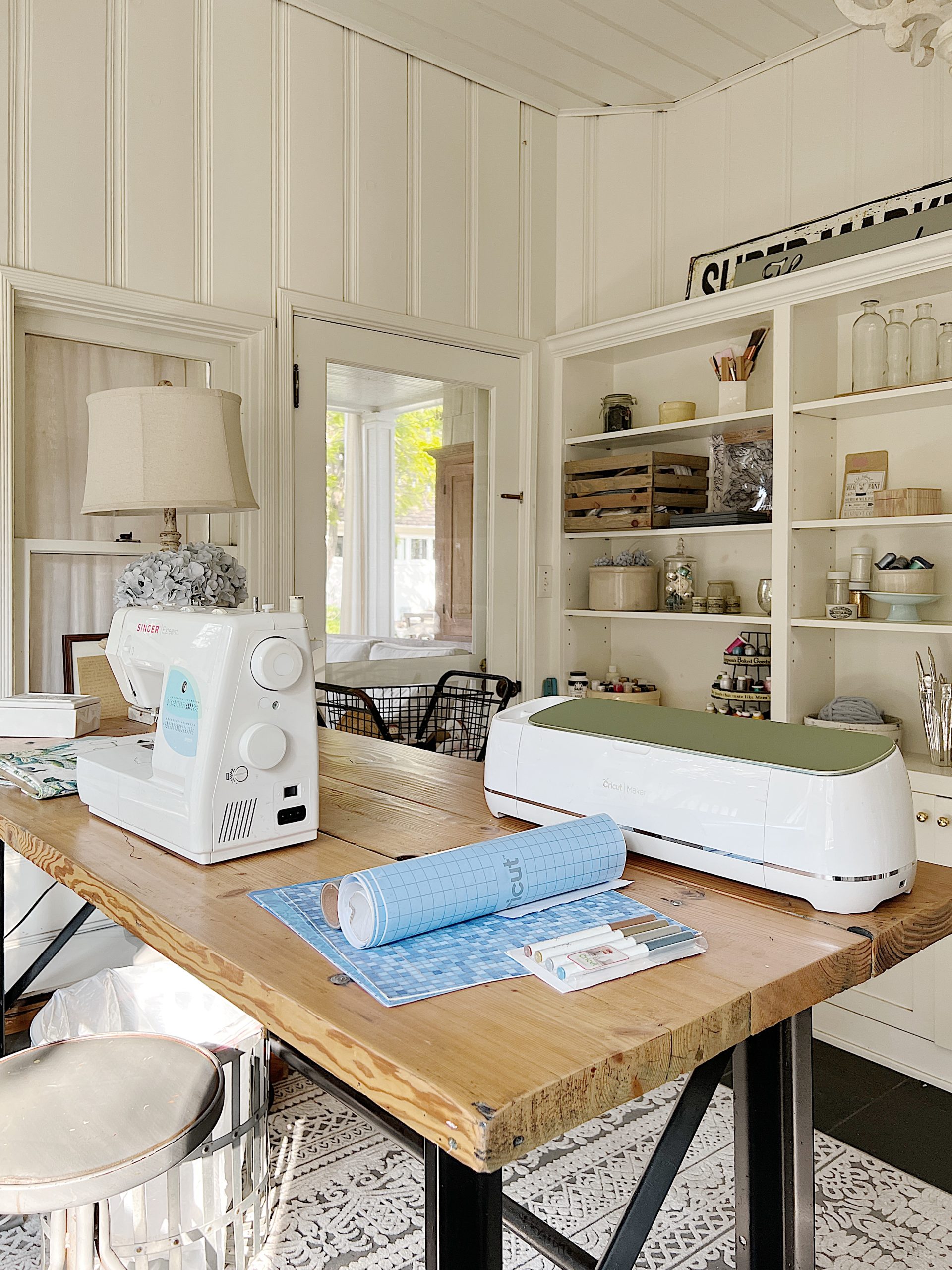 The Craft Room Makeover - MY 100 YEAR OLD HOME