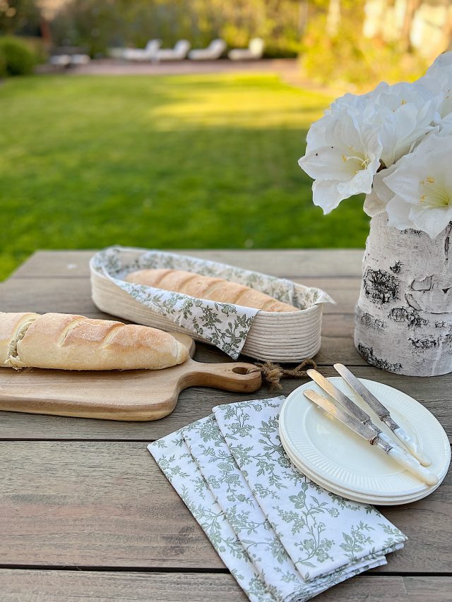 How to Make a Bread Basket - MY 100 YEAR OLD HOME